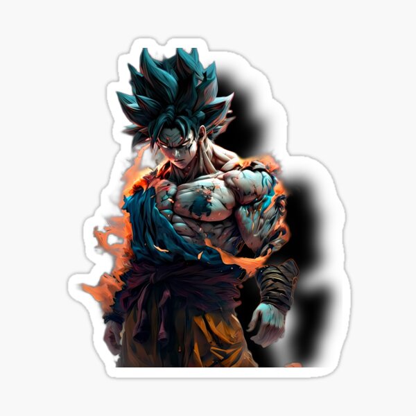 "Divine Ascent: Illustration of Goku in Ultra Instinct Mode, Unleashing His Divine Power ...