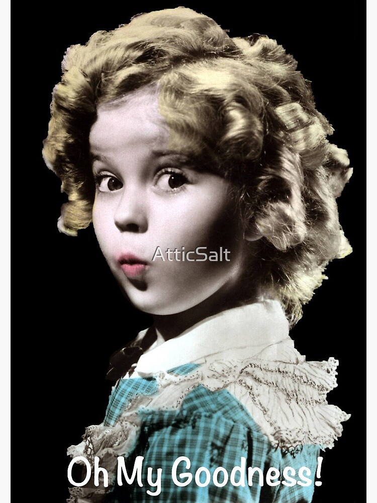 Shirley Temple Oh My Goodness Spiral Notebook For Sale By Atticsalt