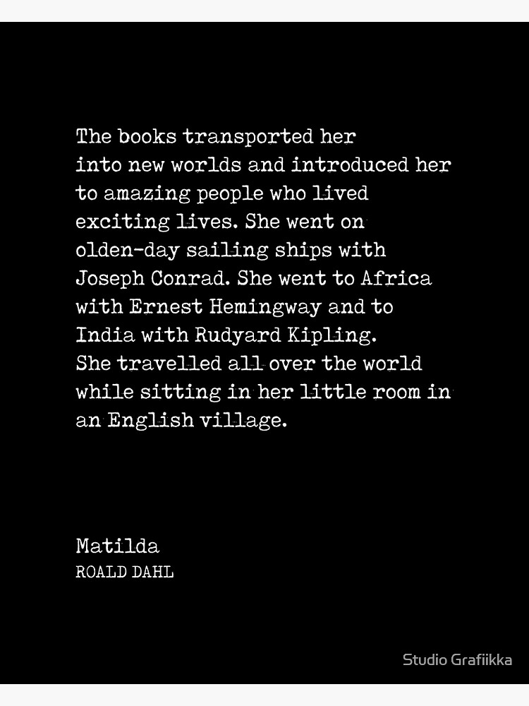 Matilda Quotes Roald Dahl