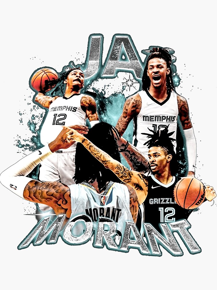 "Ja Morant" Sticker for Sale by ShopNFD | Redbubble