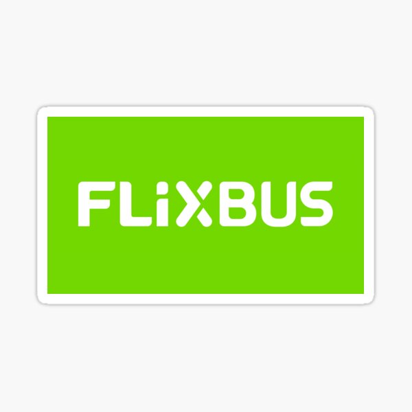 "Flixbus" Sticker for Sale by PortPrints | Redbubble