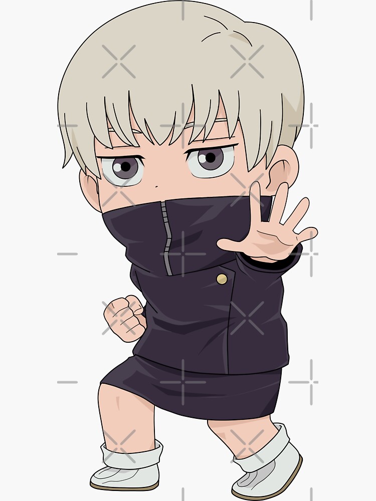 "Chibi Inumaki Skirt - JJK" Sticker for Sale by OreNoKakushin | Redbubble