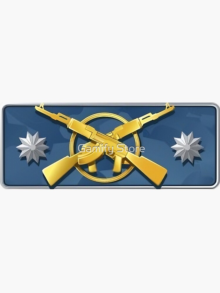 "Counter Strike Master Guardian Elite Rank Icon" Sticker for Sale by ...