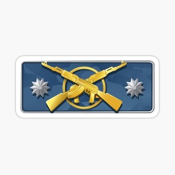 "Counter Strike Master Guardian Elite Rank Icon" Sticker for Sale by ...