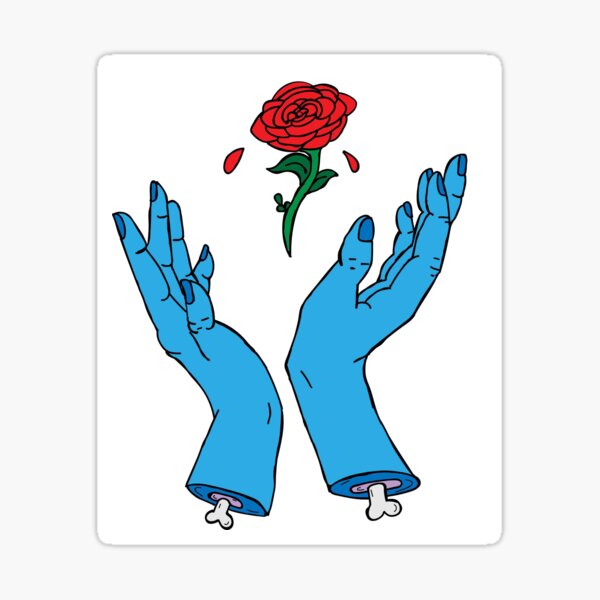 "Juxtaposition" Sticker for Sale by bobbsart | Redbubble