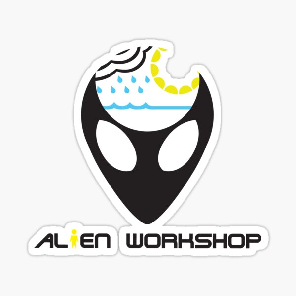 "Alien workshop logo " Sticker for Sale by Gi Ko | Redbubble
