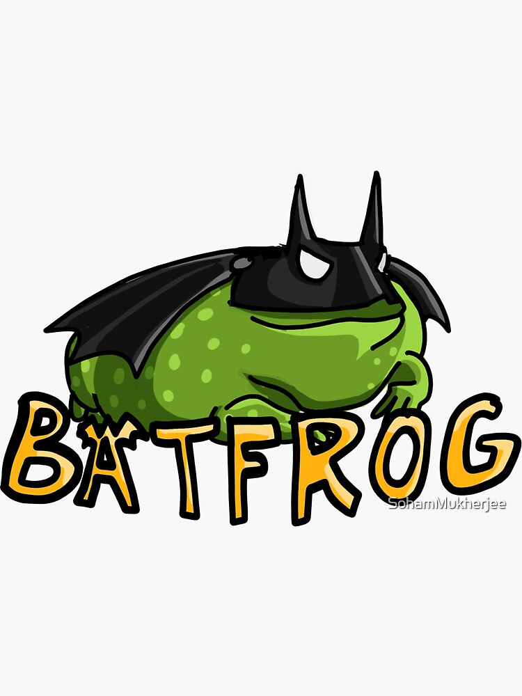 "Batfrog" Sticker for Sale by SohamMukherjee | Redbubble