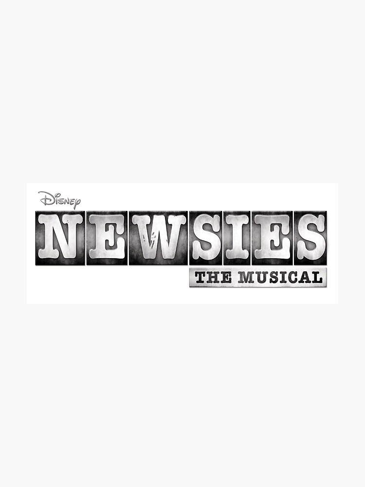 "Newsies Logo" Sticker by emilycraig8 | Redbubble