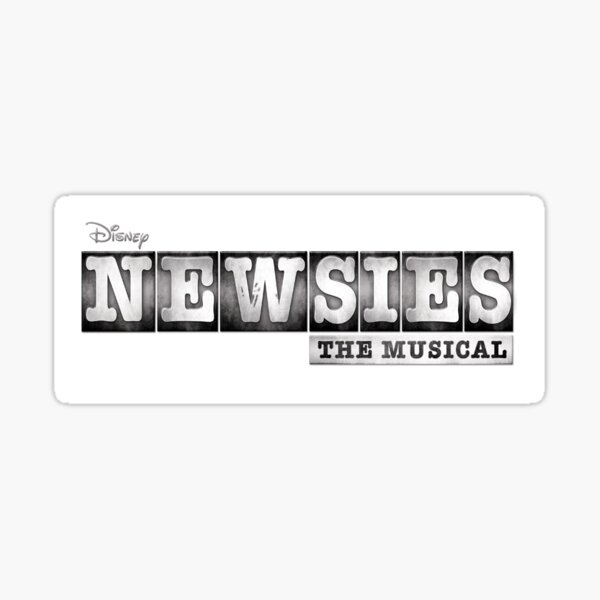 "Newsies Logo" Sticker by emilycraig8 | Redbubble