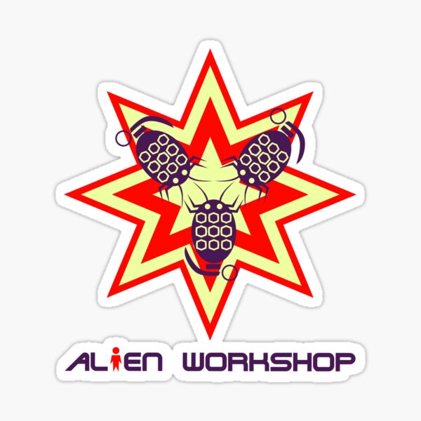 "Alien workshop logo bomb" Sticker for Sale by Gi Ko | Redbubble