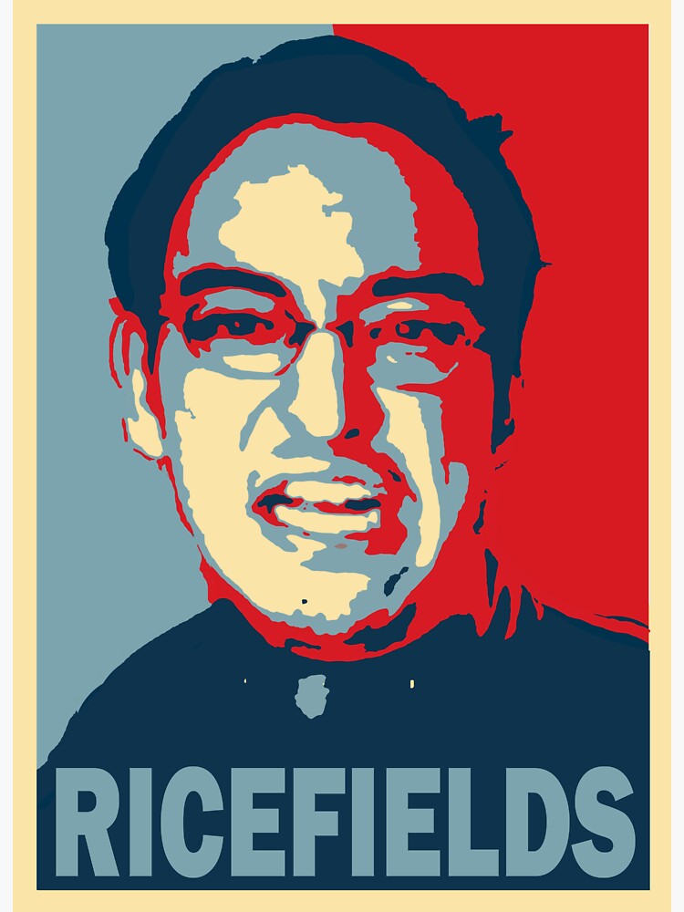 "Filthy Frank - RICEFIELDS propaganda poster" Sticker for Sale by ...