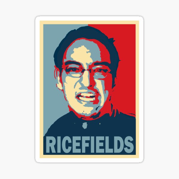 "Filthy Frank - RICEFIELDS propaganda poster" Sticker for Sale by ...
