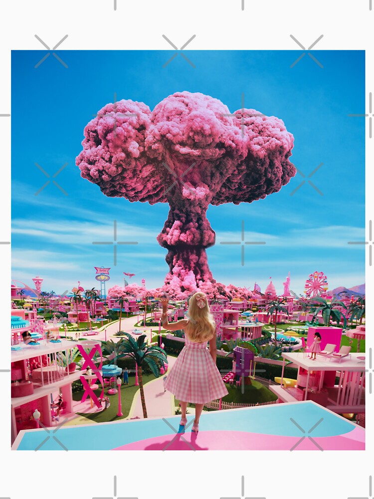 "Barbie Oppenheimer Crossover " T-shirt for Sale by liviettka ...