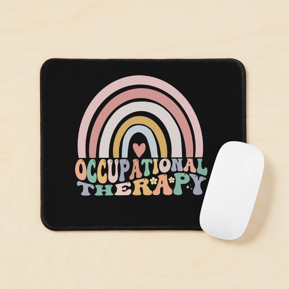 "Occupational Therapy Groovy Retro OT Therapist OT Month" Sticker for ...