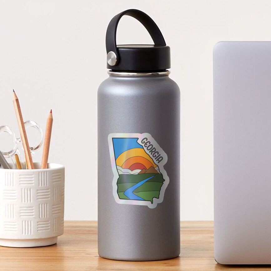 "Georgia Sunset Sticker" Sticker for Sale by hetoro25 | Redbubble