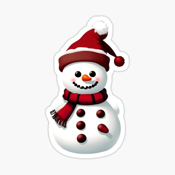 "Snowman" Sticker for Sale by PhonLawat | Redbubble