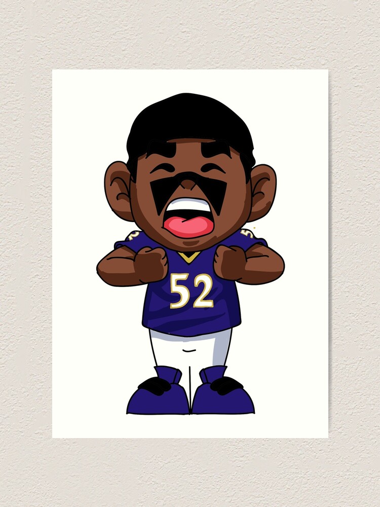 "Ray Lewis Cartoon" Art Print for Sale by bulldog2171 | Redbubble