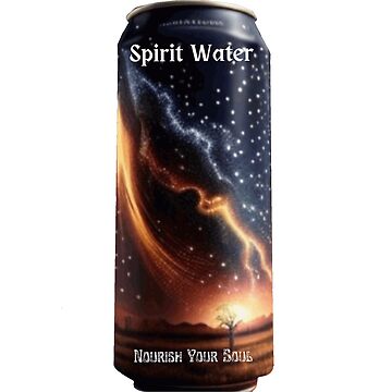 "Spirit Water Can Design " Sticker for Sale by Spirit-Water | Redbubble