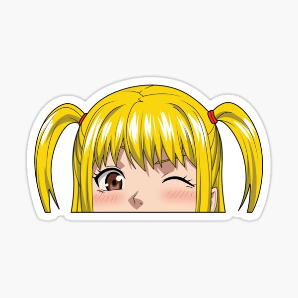 "Anime Peeker" Sticker for Sale by kamuicolors | Redbubble