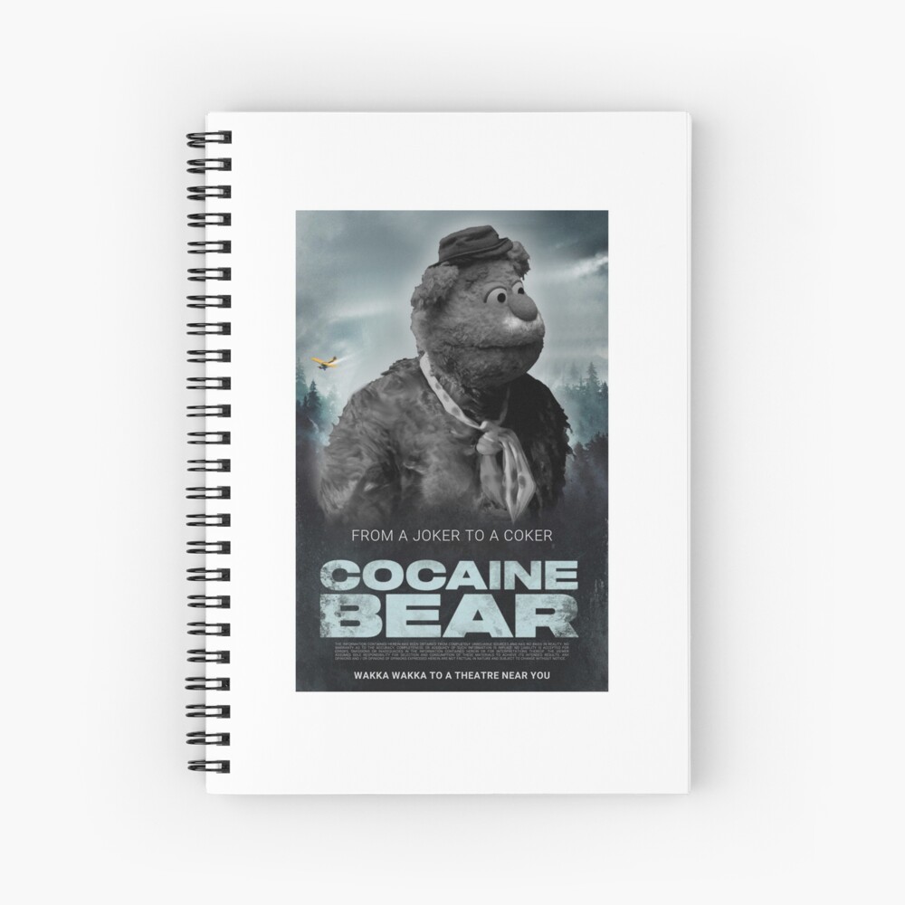 "COCAINE BEAR PARODY" Sticker for Sale by evanklim | Redbubble