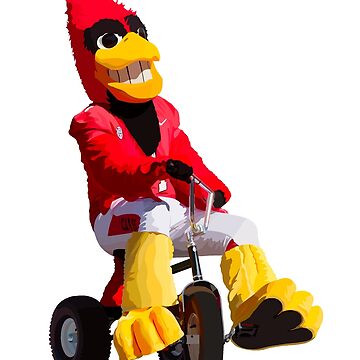 "Charlie The Cardinal" Sticker for Sale by messimanking | Redbubble