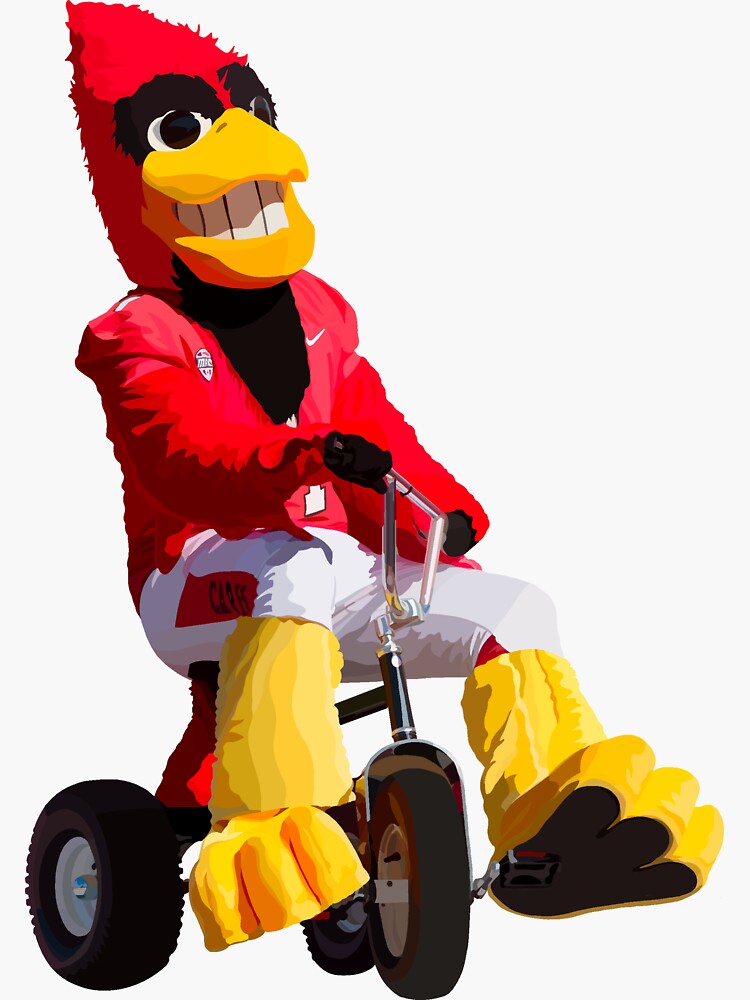 "Charlie The Cardinal" Sticker for Sale by messimanking | Redbubble