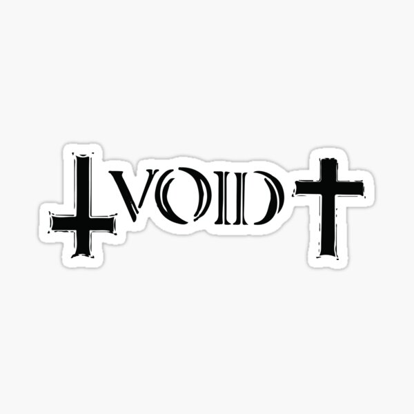 "Void Band Logo Side B" Sticker for Sale by NoizeandLight | Redbubble