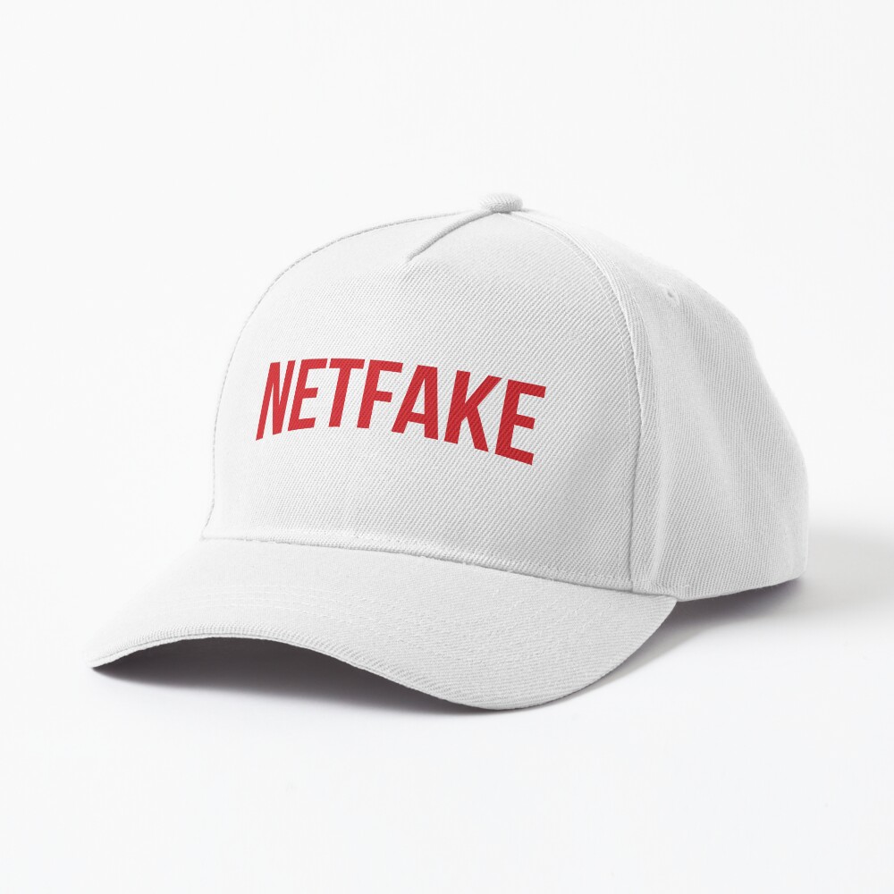"NETFAKE" Sticker for Sale by somestudio | Redbubble
