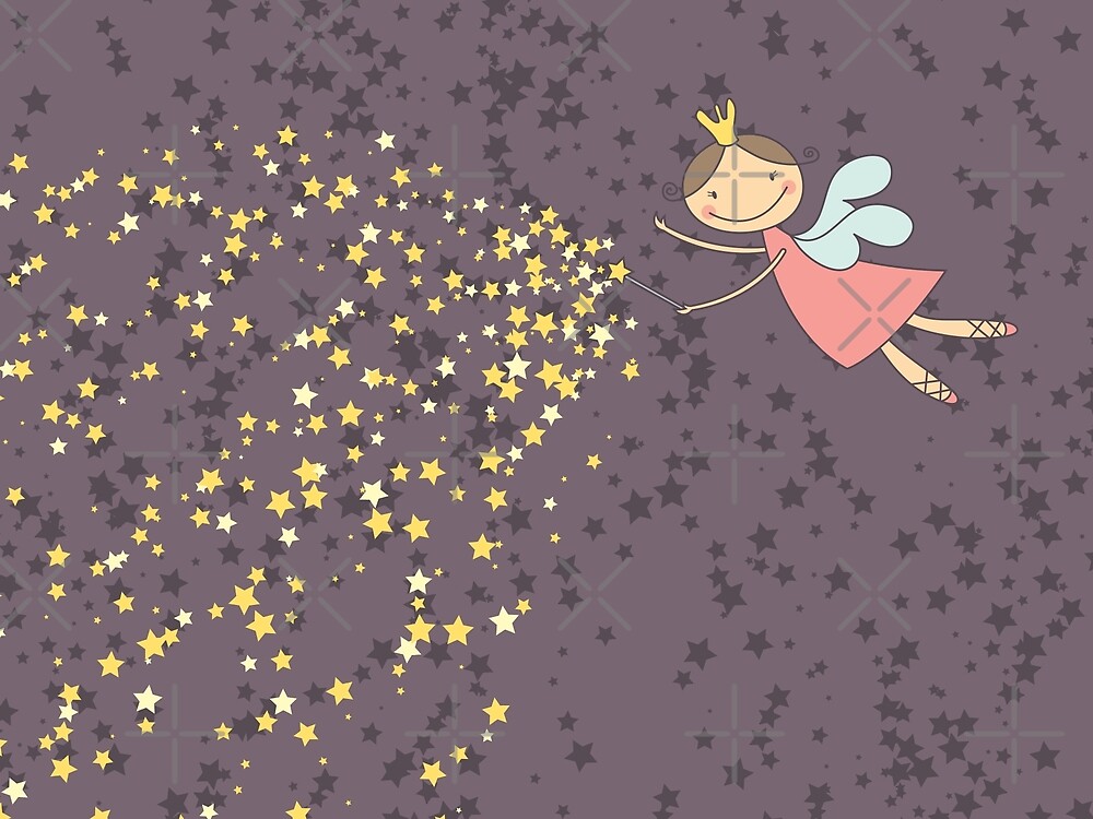 "Whimsical Magic Fairy Princess Sprinkles" by fatfatin | Redbubble