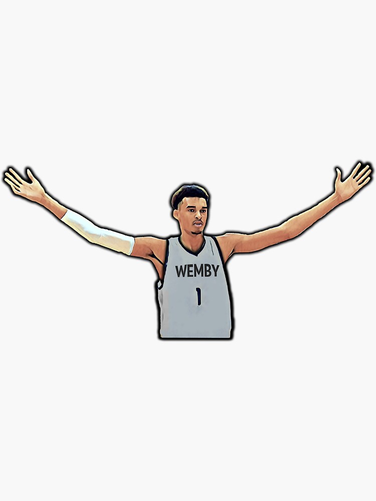 "Wemby -Victor Wembanyama " Sticker for Sale by Wongkayznba | Redbubble