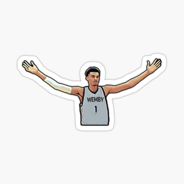 "Wemby -Victor Wembanyama " Sticker for Sale by Wongkayznba | Redbubble