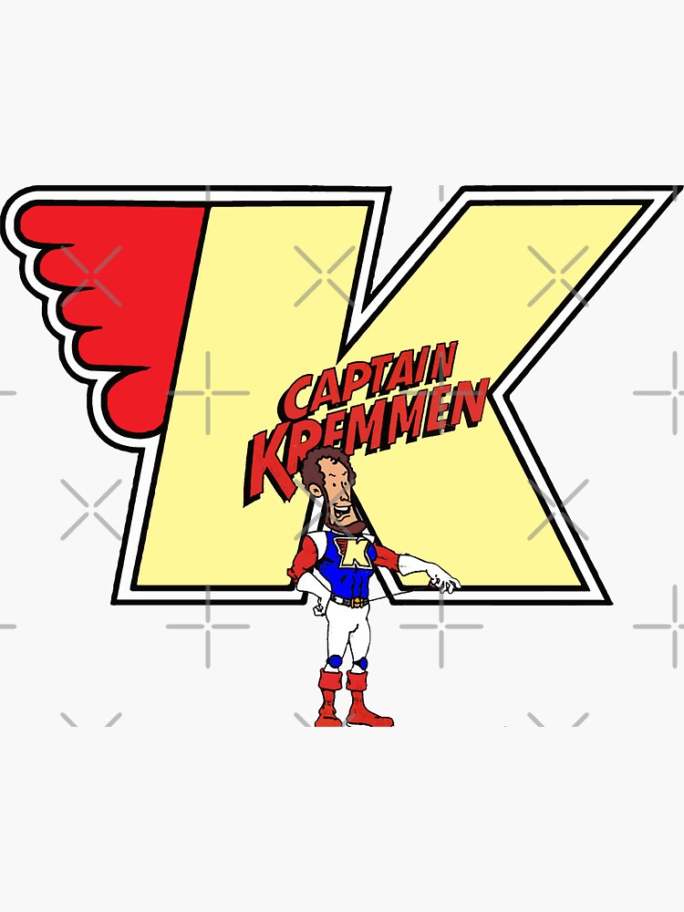 "Captain Kremmen... of Star Corps!" Sticker for Sale by tnewton69 ...