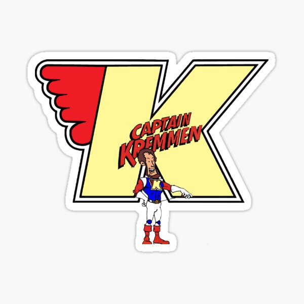 "Captain Kremmen... of Star Corps!" Sticker for Sale by tnewton69 ...