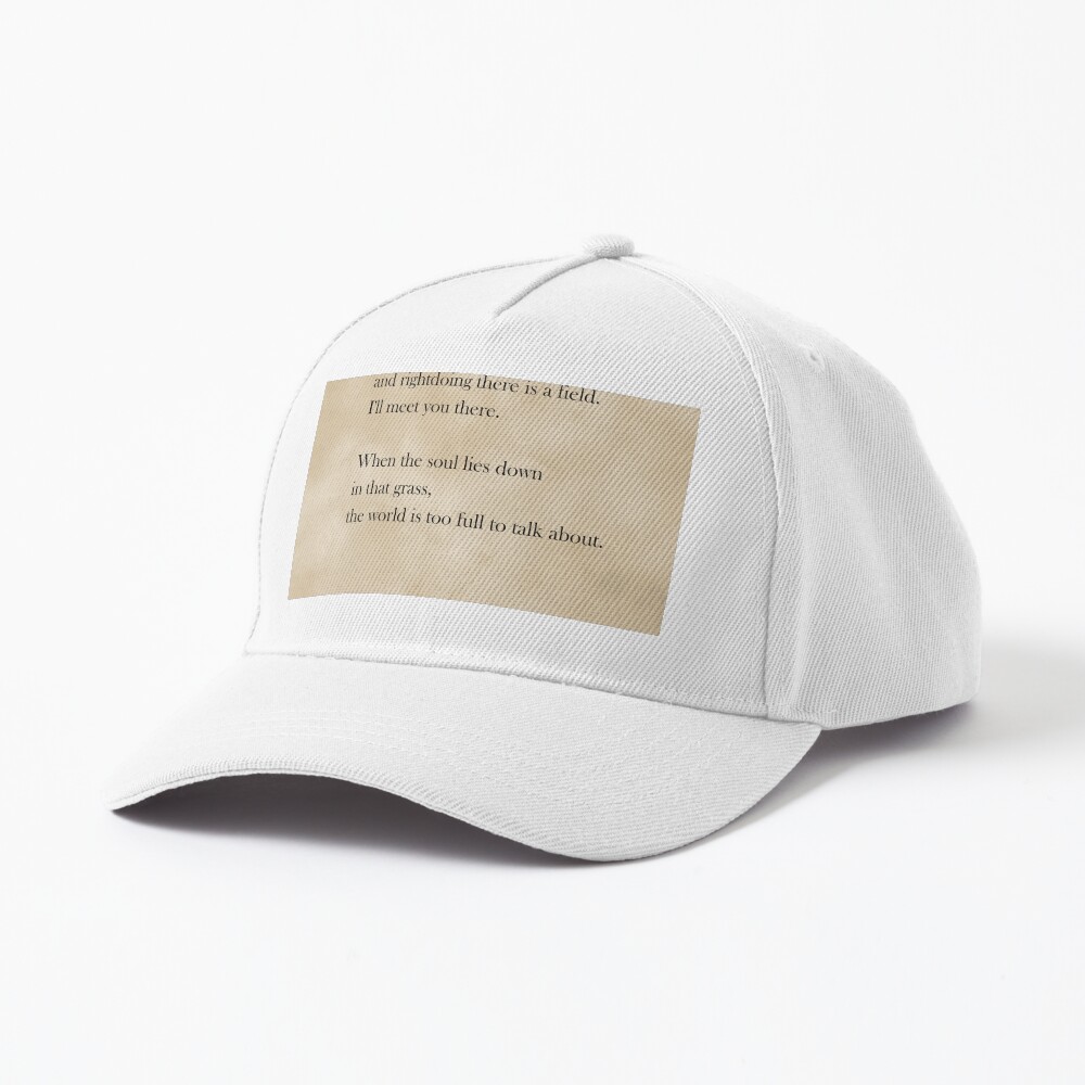 "Out beyond ideas of wrongdoing and rightdoing - Rumi Quote - Vintage ...