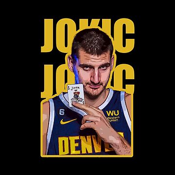 "Nikola Jokic Vector Art" Sticker for Sale by Playful-Shop | Redbubble