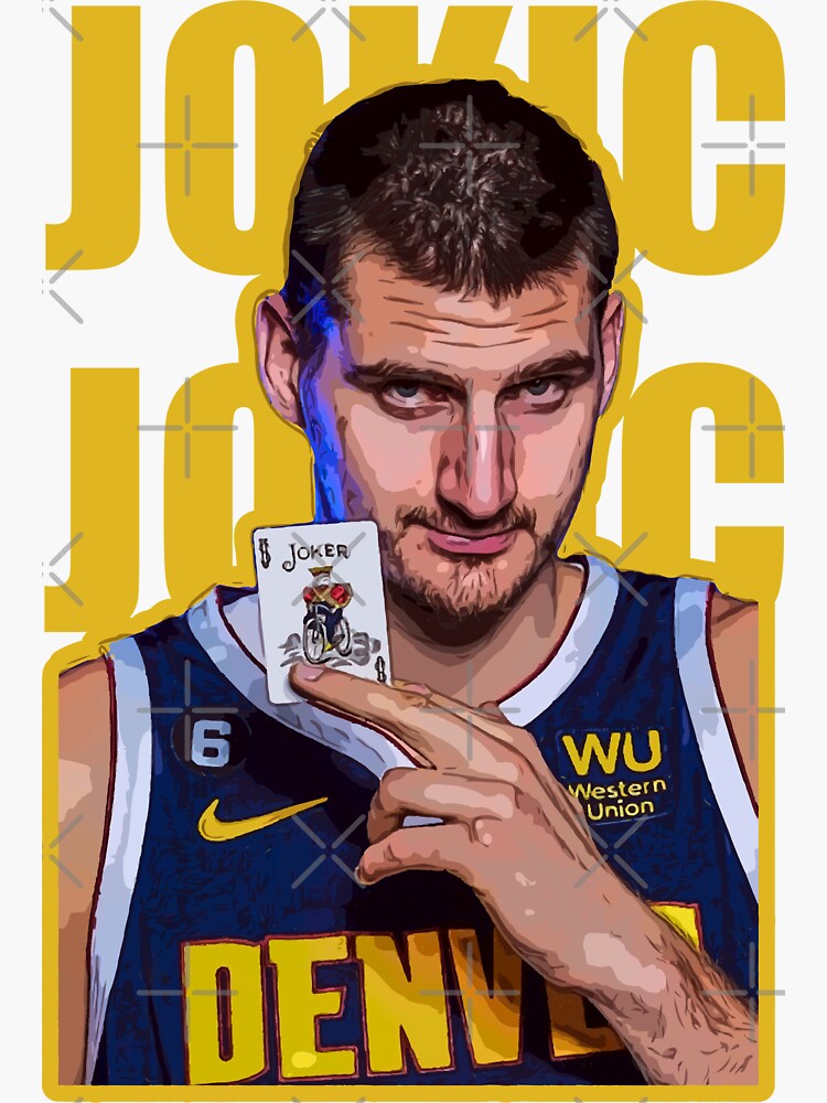 "Nikola Jokic Vector Art" Sticker for Sale by Playful-Shop | Redbubble