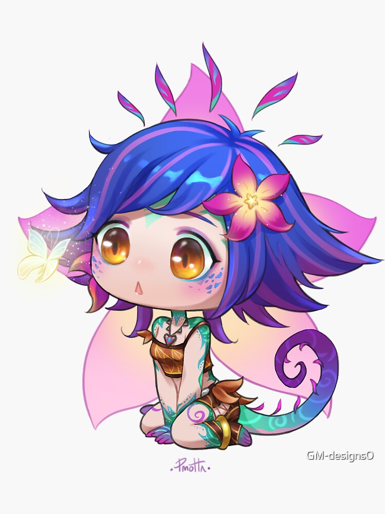 "Chibi Neeko " Sticker for Sale by GM-designs0 | Redbubble