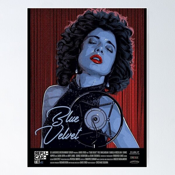 "Blue Velvet by David Lynch Movie" Poster for Sale by Lachlan-Knight ...