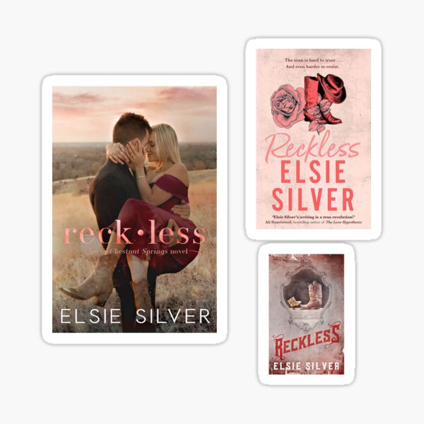"reckless by Elsie Silver book sticker " Sticker for Sale by kenna ...
