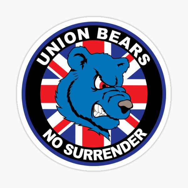 "Union Bears - Ultras Rangers" Sticker for Sale by AZGallery | Redbubble