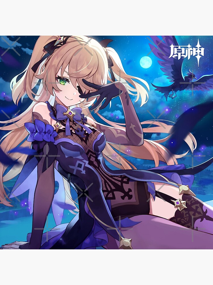 "Genshin Impact - Fischl Official Birthday Artwork 2023" Poster for ...