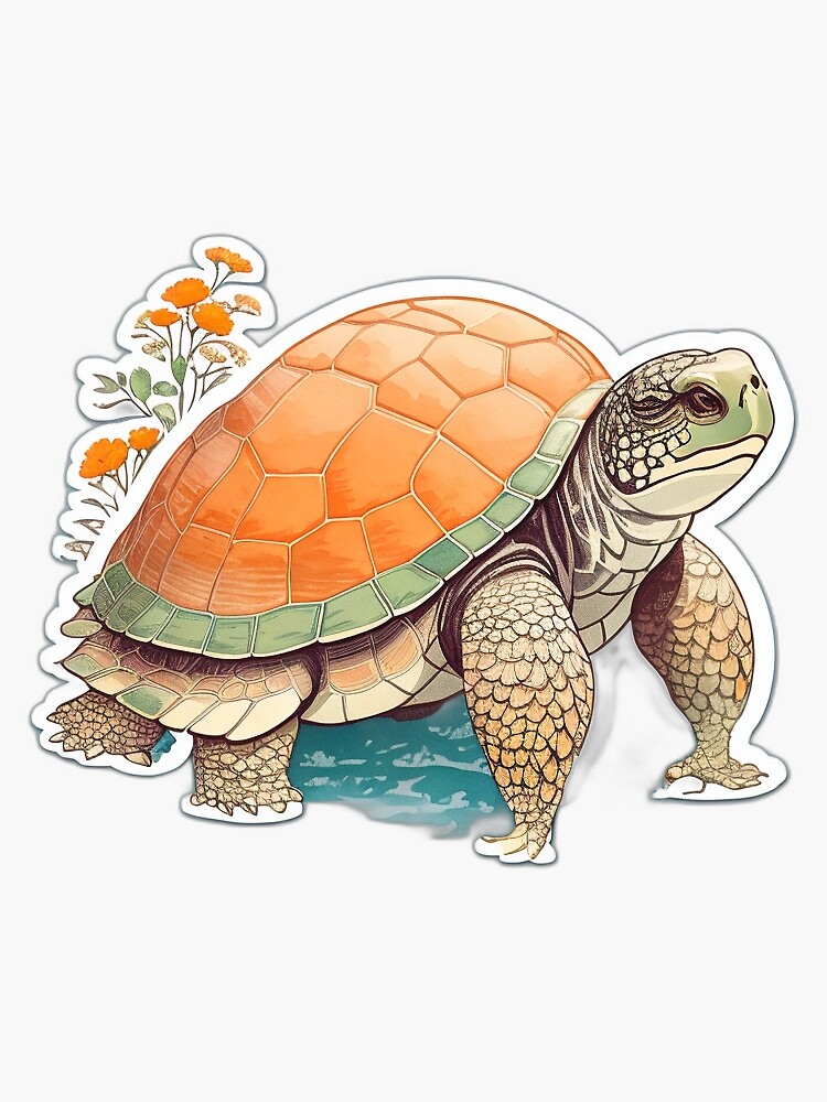 "majestic Giant Galápagos Tortoise " Sticker for Sale by Oumoumalahcen ...