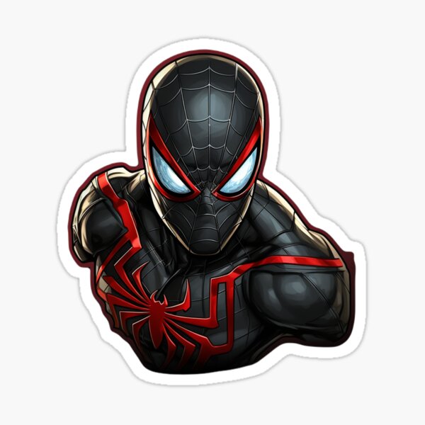 "Spidermen sticker Miles Morales sticker" Sticker for Sale by ...