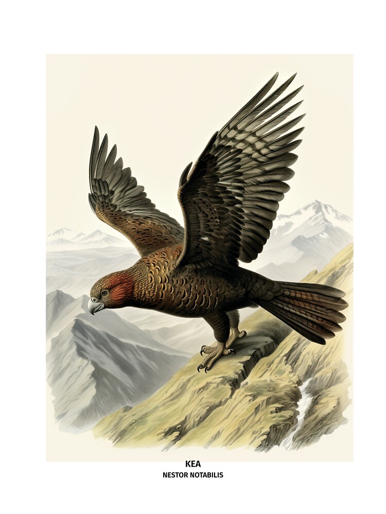 "Birds of New Zealand - Kea" Sticker for Sale by randomorder | Redbubble