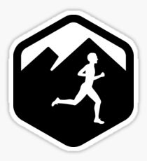 Trail Running Stickers | Redbubble