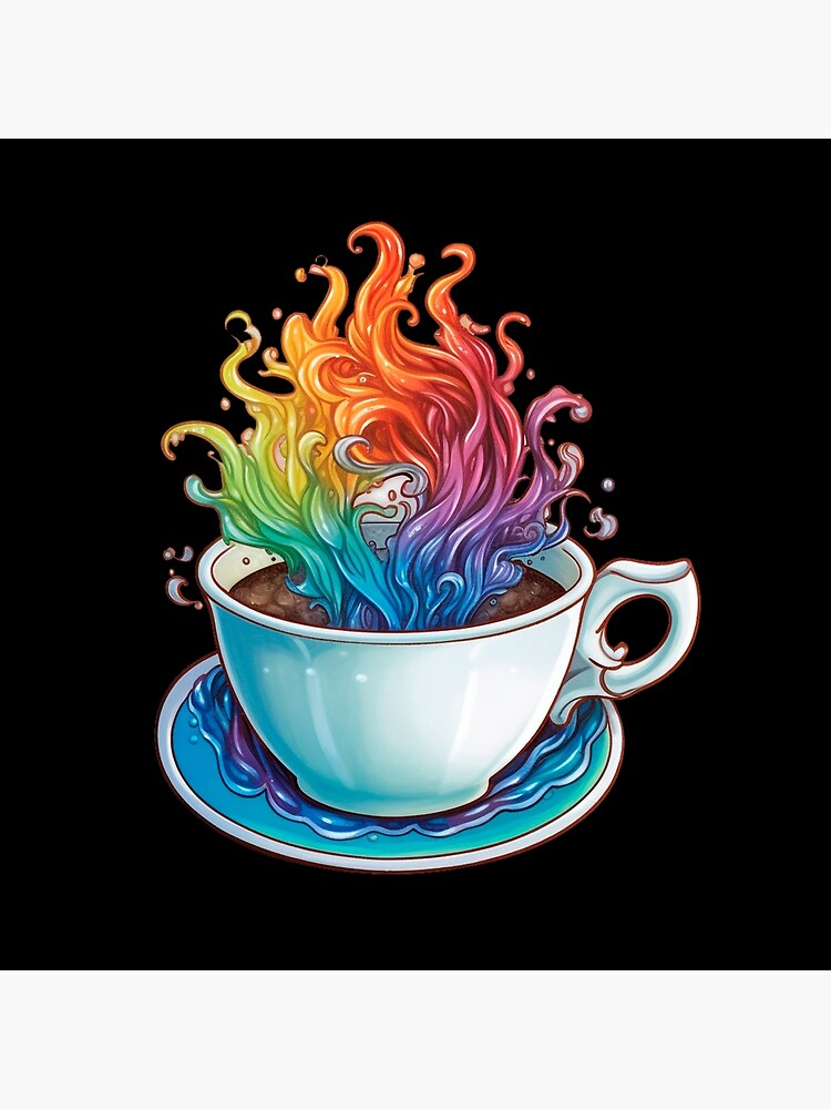 Rainbow Coffee Cups