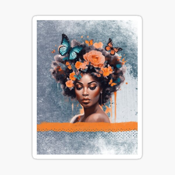 "Lady B" Sticker for Sale by ArtsySnarksy | Redbubble