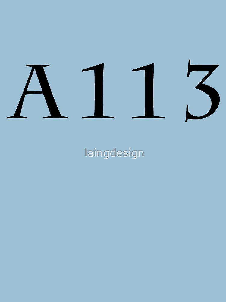 "A113 - Large" T-shirt by laingdesign | Redbubble