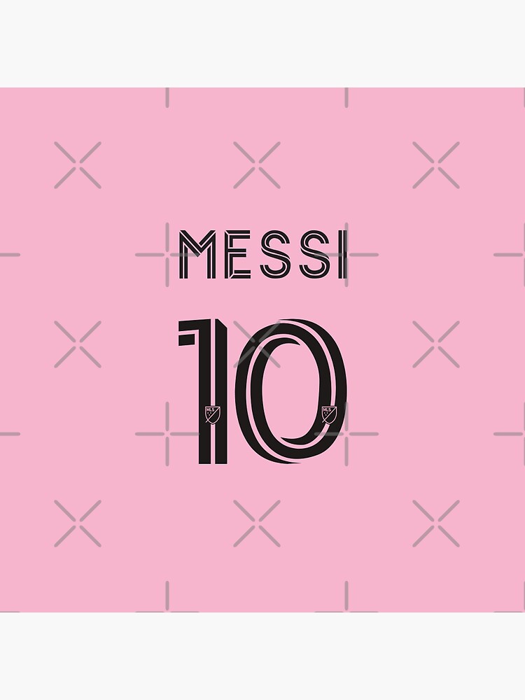 "Messi Inter Miami Pink Unofficial Merch" Pin for Sale by bArtme ...