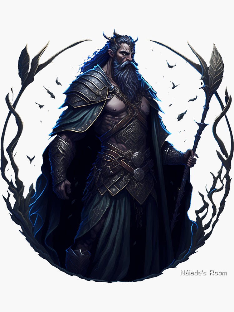 "Dagda, the supreme god of the Celts" Sticker by Náiade's Room | Redbubble